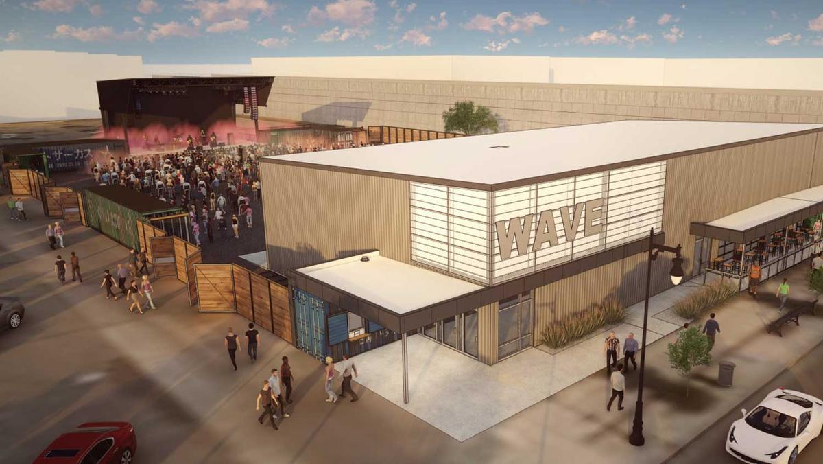 The venue will have room for about 3,300 people outside and another ...