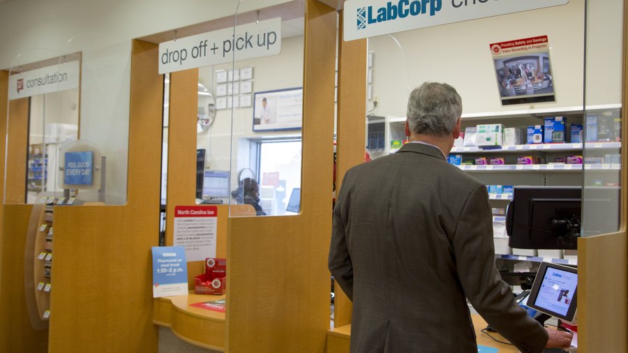 LabCorp centers in Walgreens