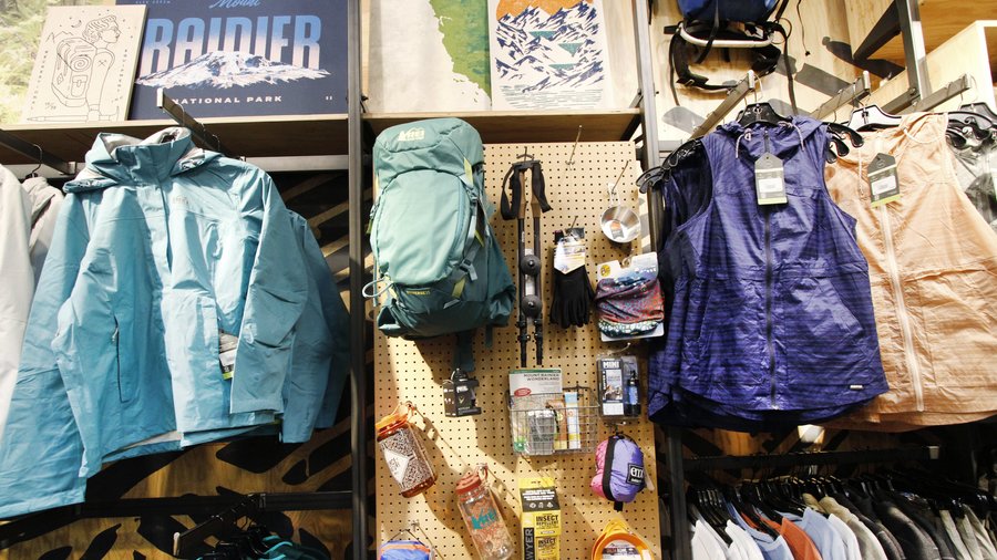 REI new retail display design concept seen at Bellevue store