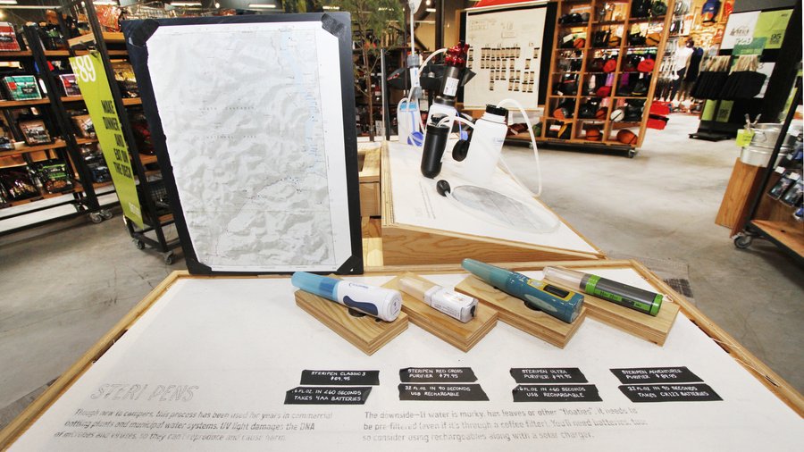 REI new retail display design concept seen at Bellevue store