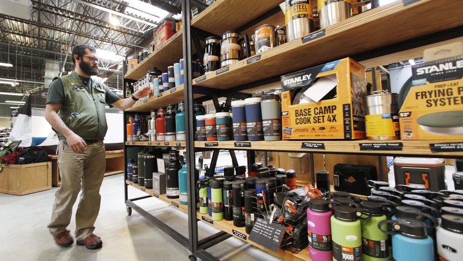 REI new retail display design concept seen at Bellevue store
