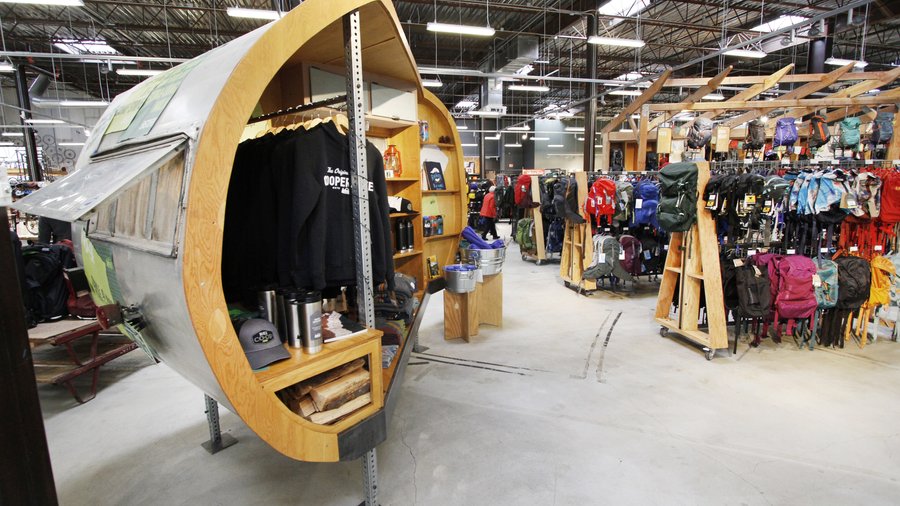 REI new retail display design concept seen at Bellevue store