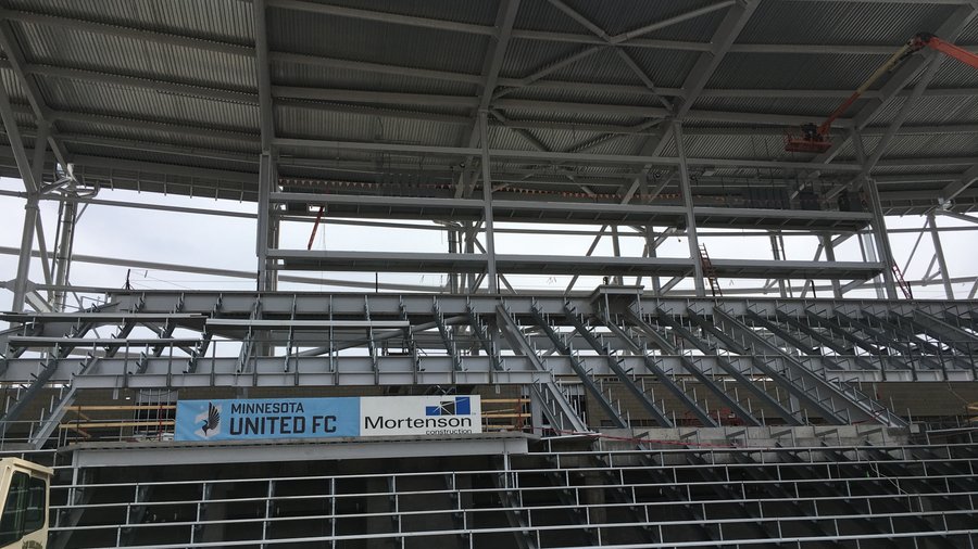 Allianz Field, the future home of Minnesota United FC, is 50 percent ...