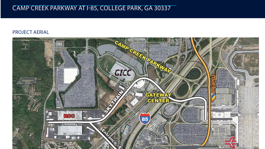 Project aerial, Gateway Center, College Park, Ga.