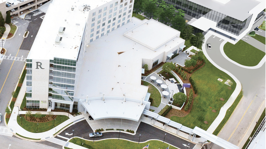 Aerial view of