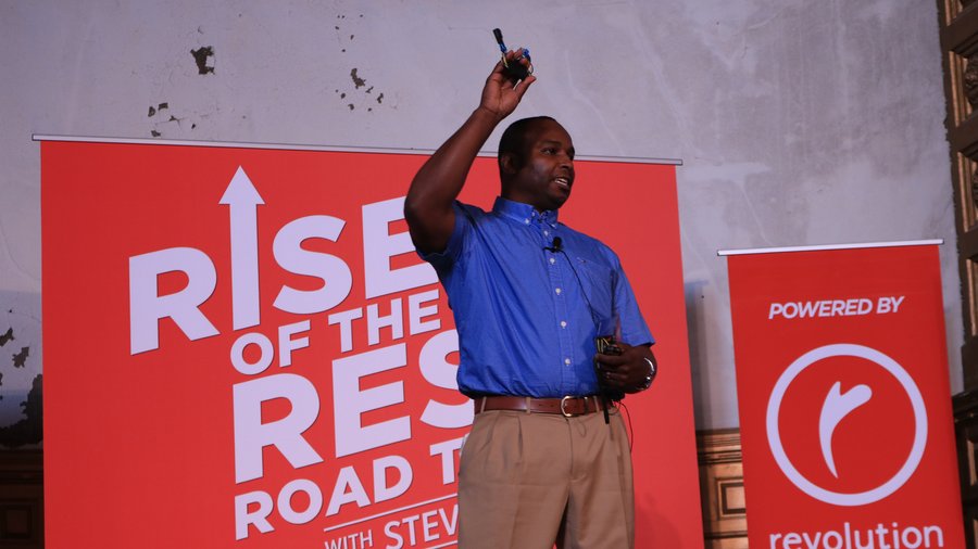 Marcus Boykin, cofounder and CTO of B-G Innovative Safe Systems holds ...
