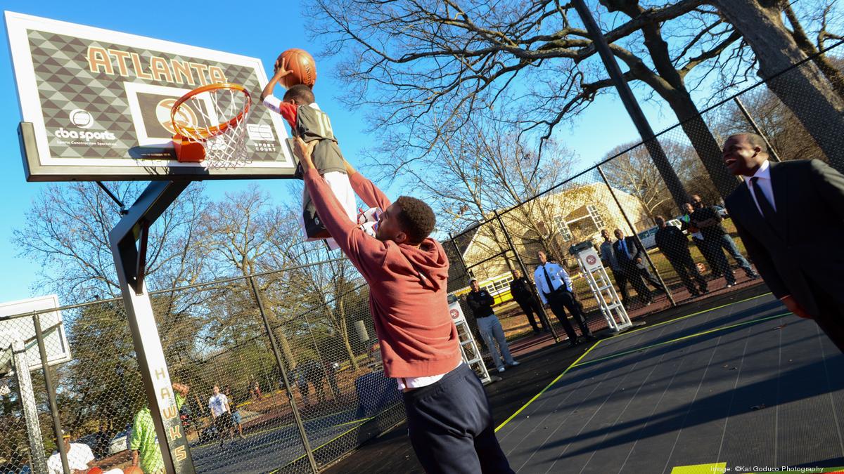 Atlanta Hawks rehab basketball courts to teach kids teamwork - Atlanta ...