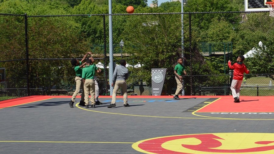 Atlanta Hawks rehab basketball courts to teach kids teamwork - Atlanta ...