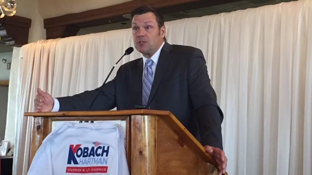 Kansas Secretary of State and gubernatorial candidate Kris Kobach says ...