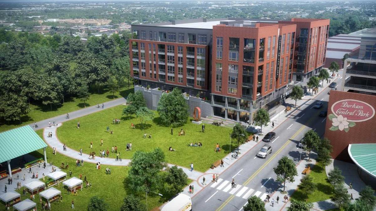 Stalled project next to Durham's Central Park to begin site work ...