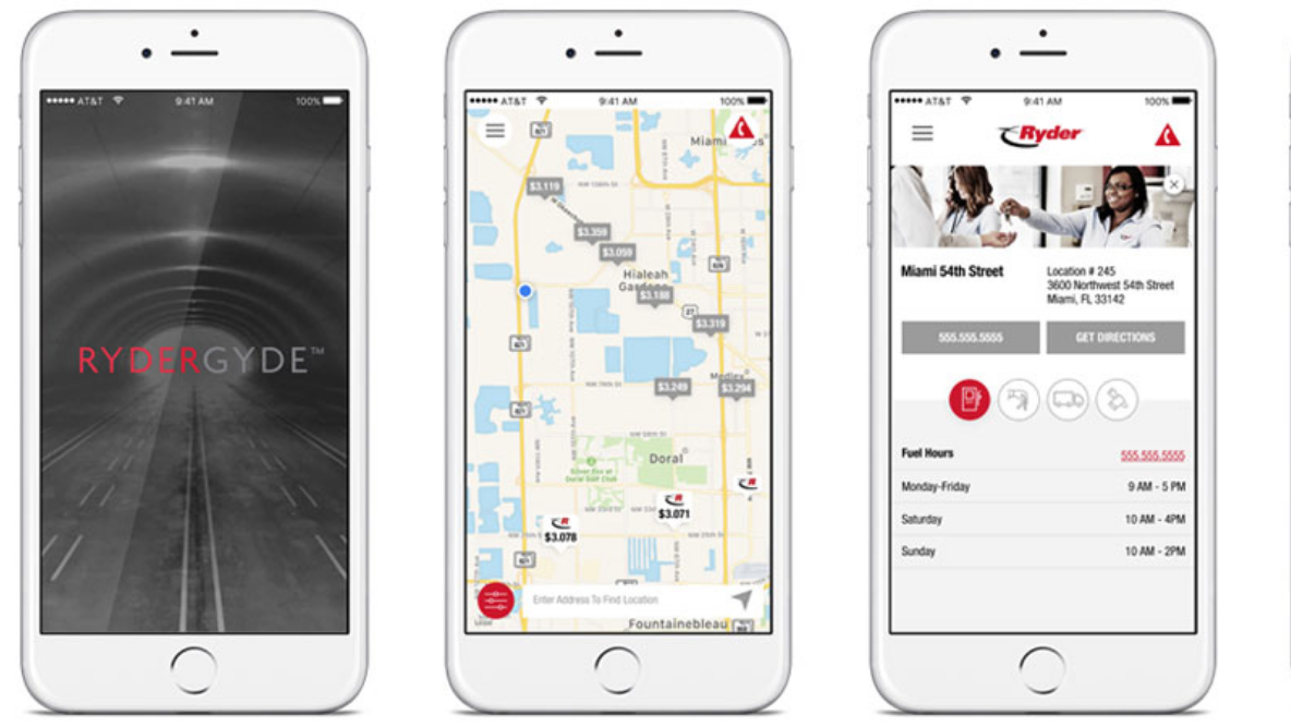 Ryder System launches RyderGyde, an a smartphone app for trucking ...
