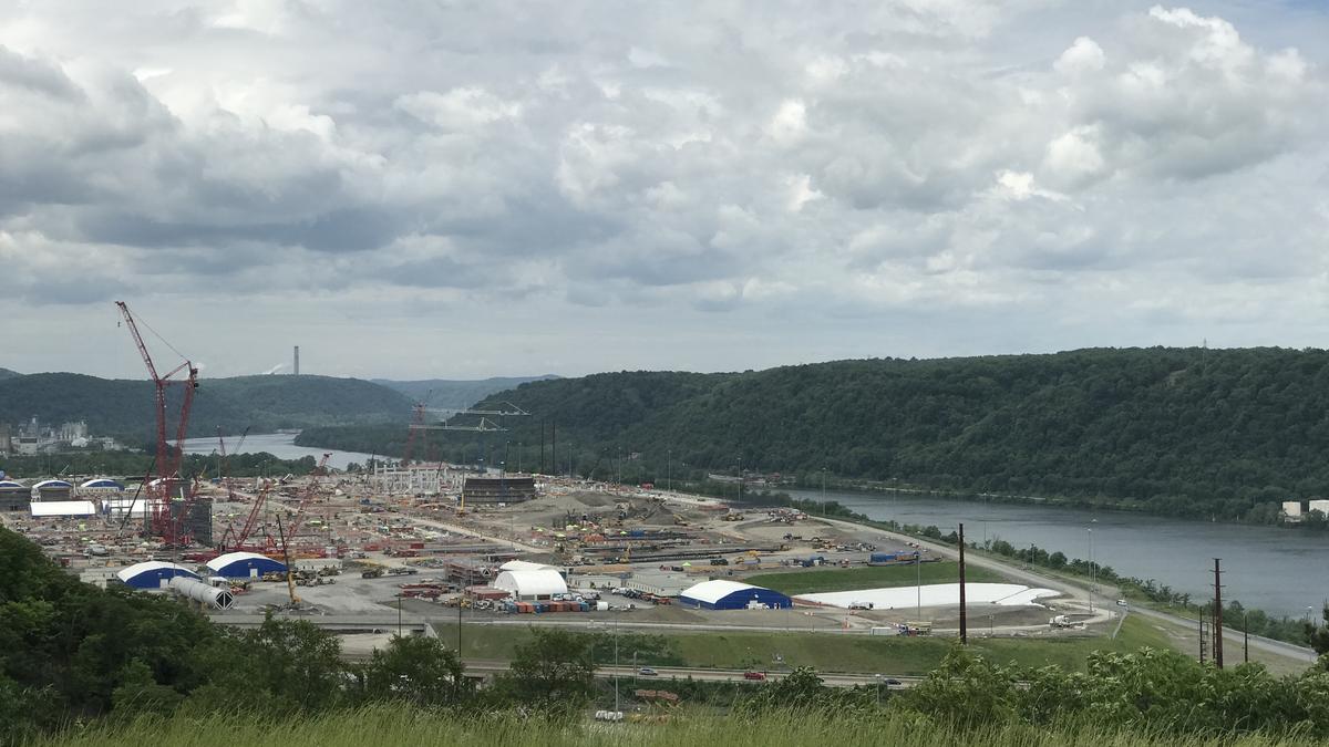 Potter Township petrochemical plant work continues - Pittsburgh ...