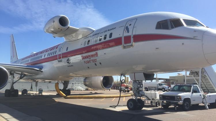 Honeywell Aerospace shows off its technology on a test flight around ...