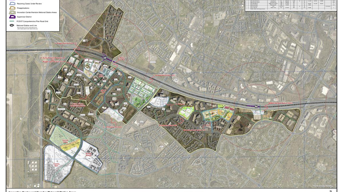 Two large mixed use developments planned near Innovation Center Metro ...