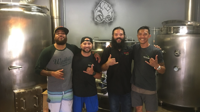 Waikiki Brewing collaboration with Beer Lab HI