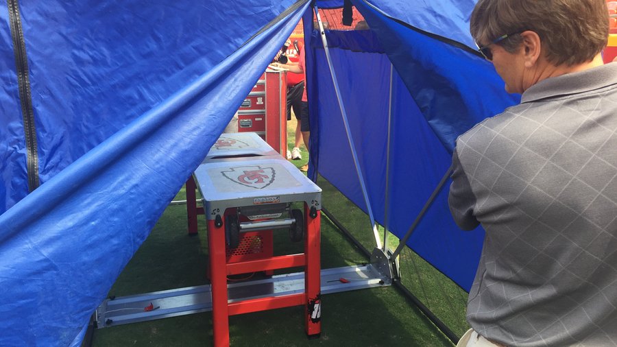 NFL's Kansas City Chiefs show off concussion procedures - Kansas City ...