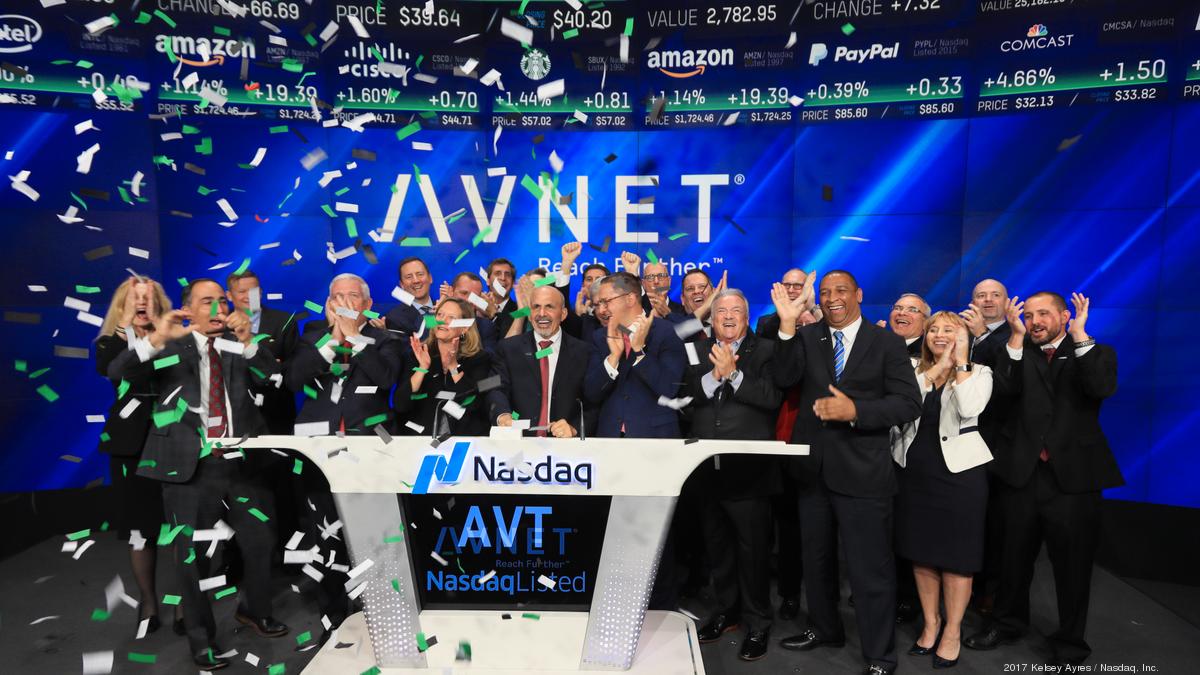 Avnet executives ring Nasdaq bell - Phoenix Business Journal