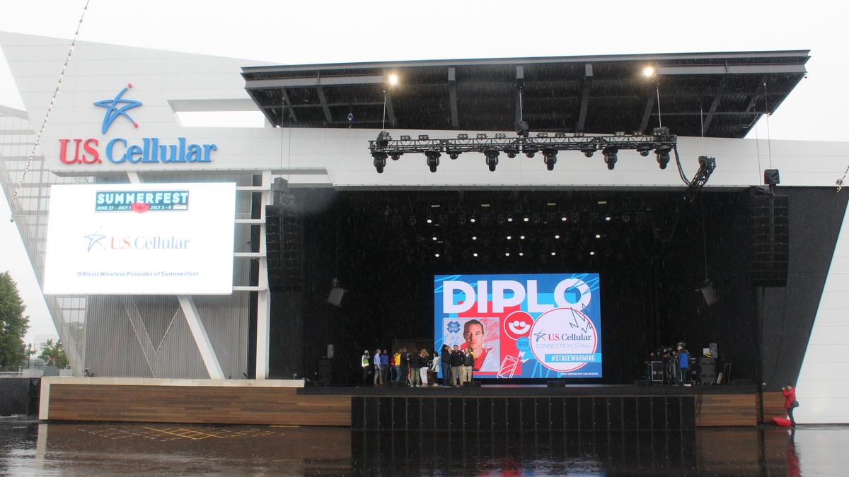 Get a look at Summerfest's new US Cellular Connection stage - Milwaukee ...