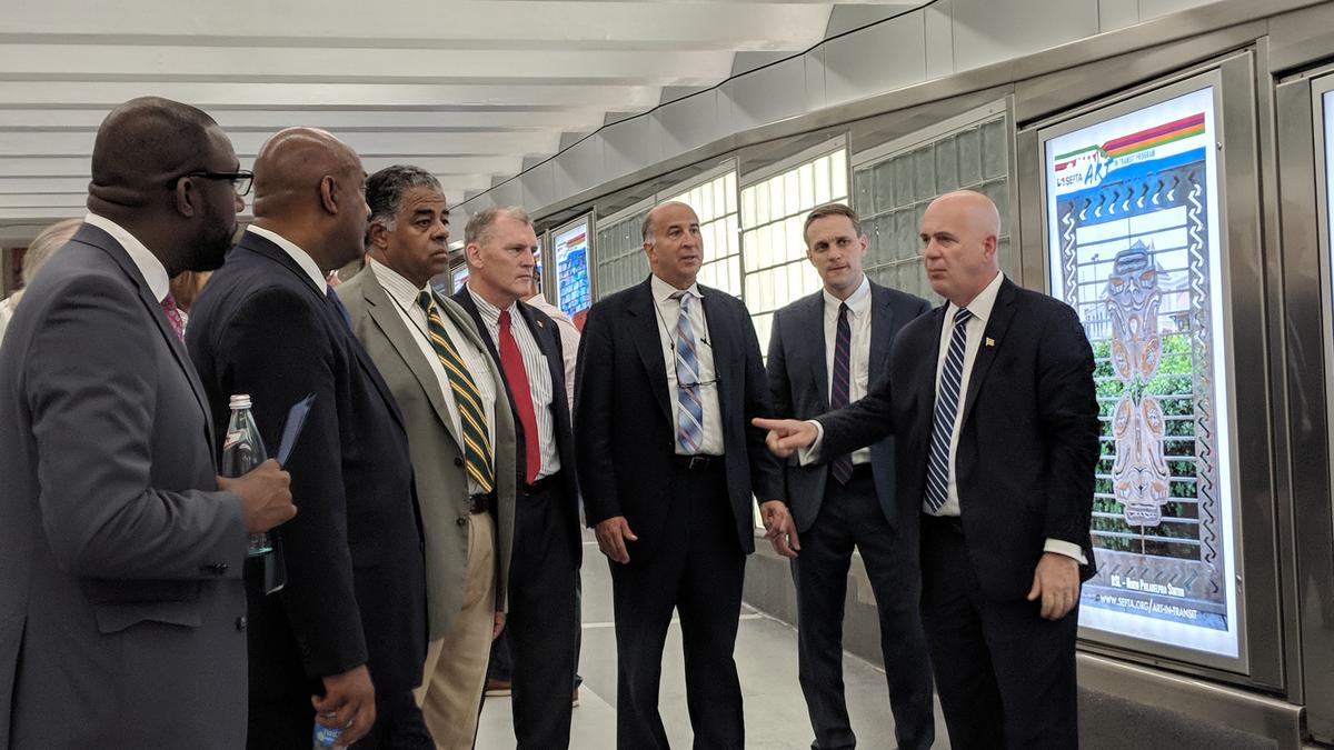 SEPTA unveils new City Hall subway concourse - Philadelphia Business ...