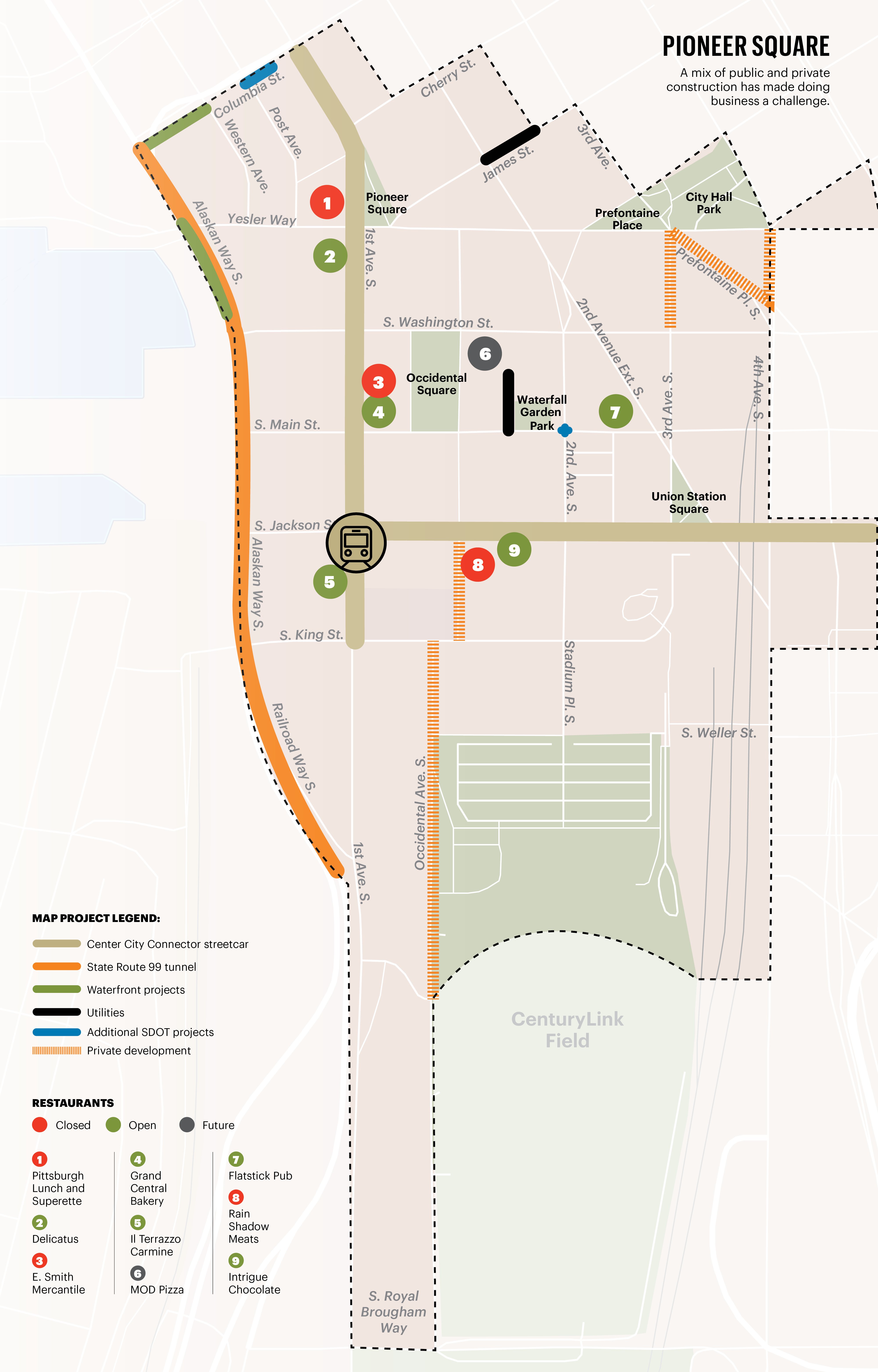 Pioneer Square is the hardest place in Seattle for retail and ...