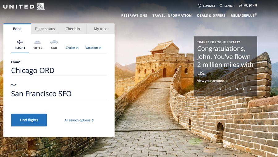 United Airlines rolling out new websites - Chicago Business Journal