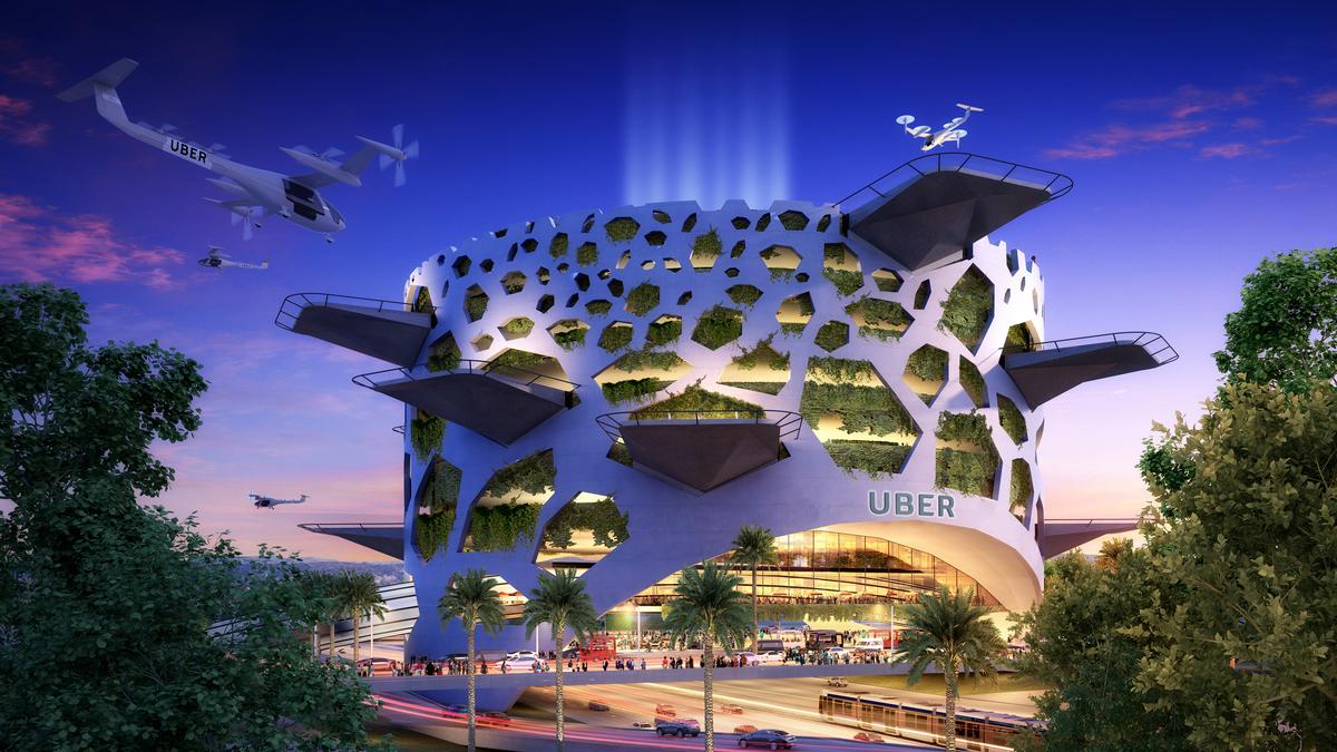 Humphreys & Partners Architects shoot for simplicity in Uber skyport ...