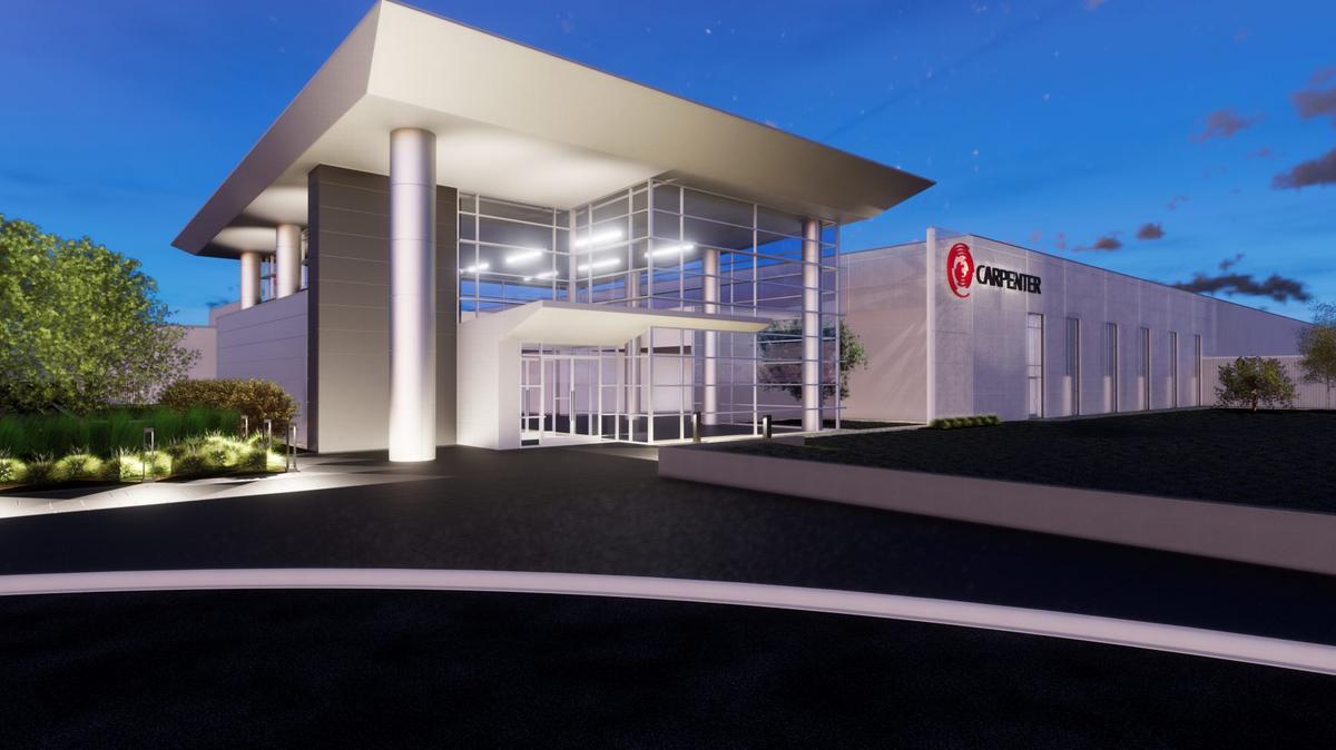 Carpenter Technology Corp. investing $52 million in Emerging Technology ...