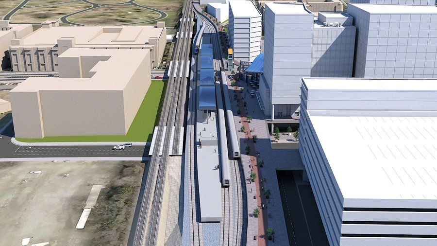 Gateway project breaks ground in uptown; developer for station sought ...