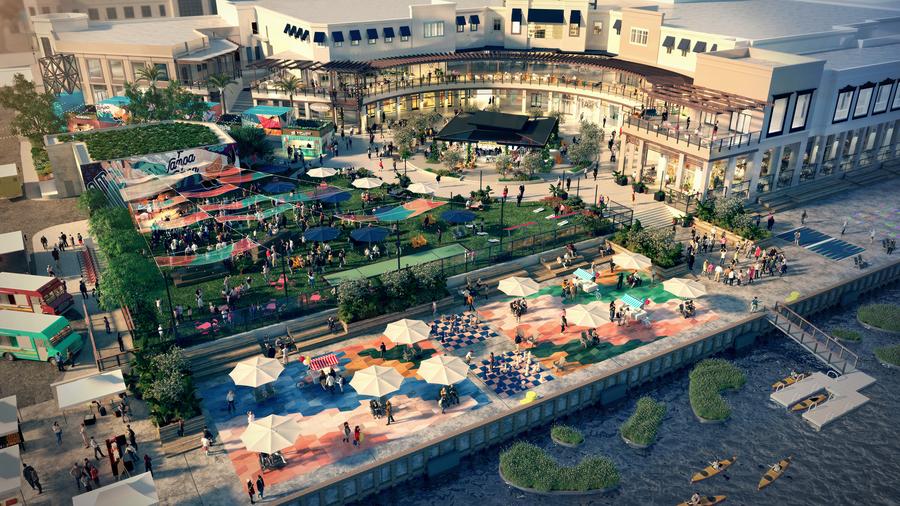Channelside Bay Plaza to be reborn as Sparkman Wharf (Renderings ...