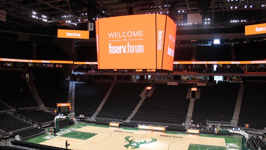 Permit sought for Fiserv Forum sign - Milwaukee Business Journal