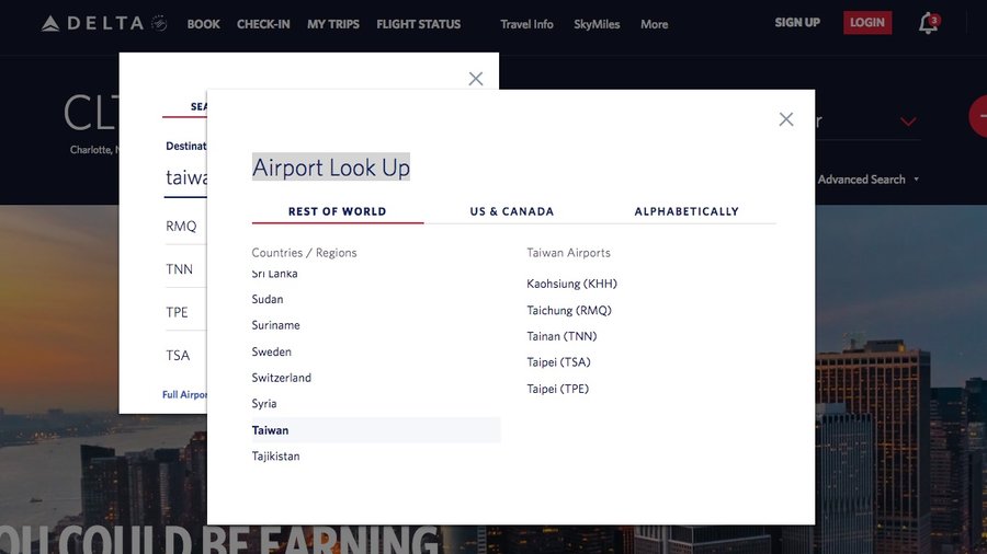 Can Delta 'finesse' its way past China's website demands over Taiwan ...