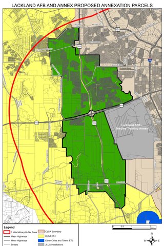 San Antonio City Council to vote on annexation of land around Joint ...