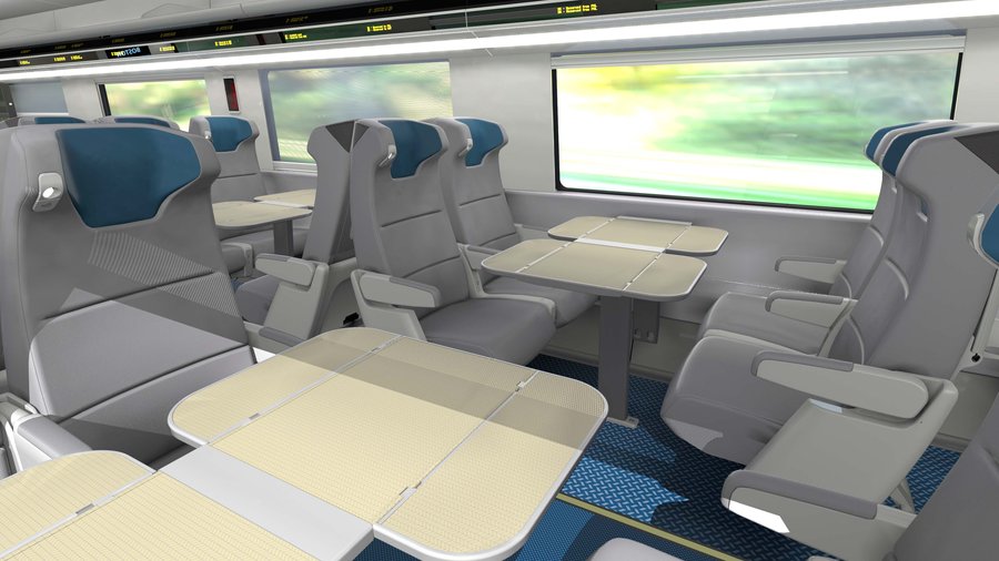 Here's what the inside of Amtrak's new Acela trains will look like