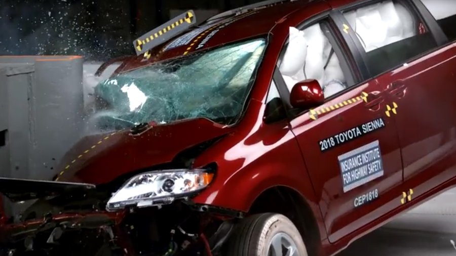 Toyota's minivan fares poorly in IIHS safety test - L.A. Business First