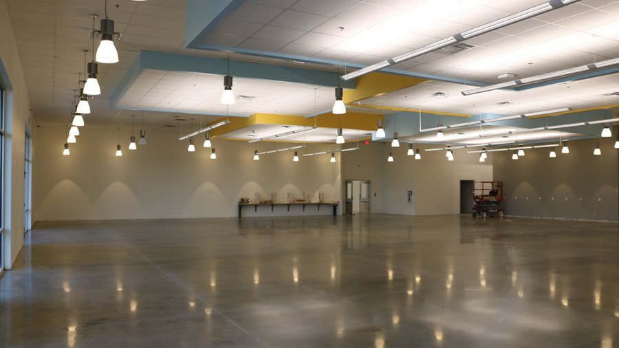 Amazon Receive Center break room