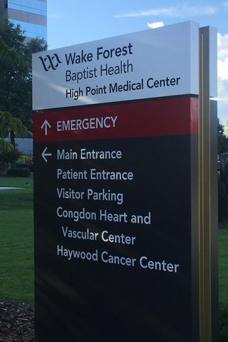 Confirmed COVID-19 case admitted to wake Forest Baptist Health High ...