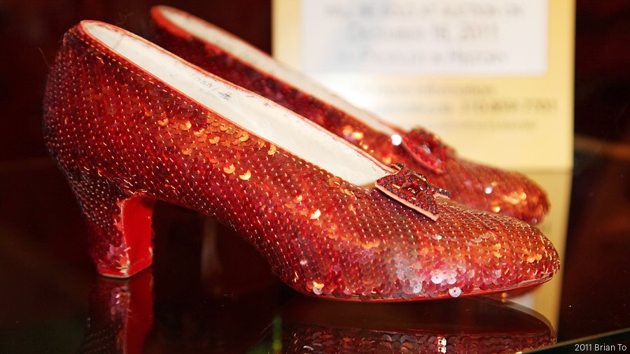 Stolen ruby slippers are recovered, but mystery remains