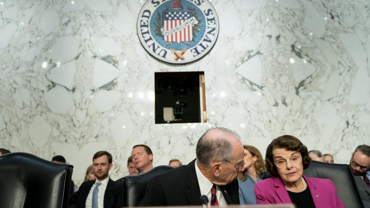 Brett Kavanaugh faces tough questioning by Dianne Feinstein, Kamala ...