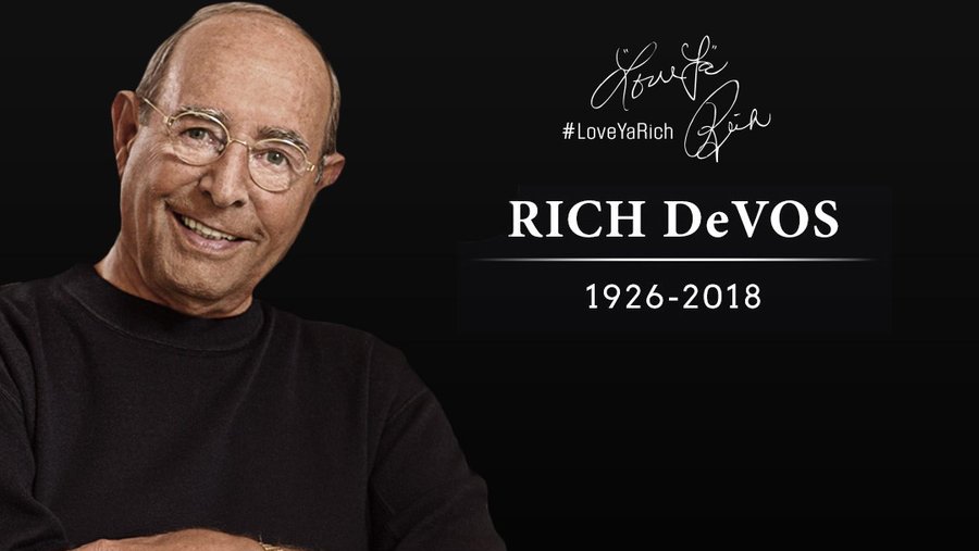 Orlando Magic owner, philanthropist Richard DeVos passes away at 92 ...
