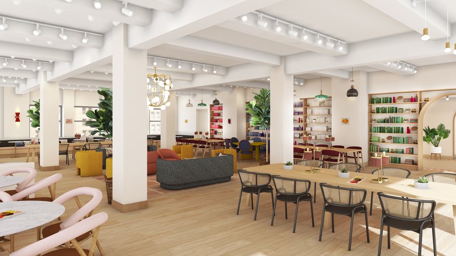 The Wing 115 Sansome St. San Francisco rendering