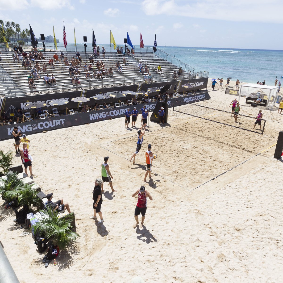 Avp Sand Volleyball Court Dimensions