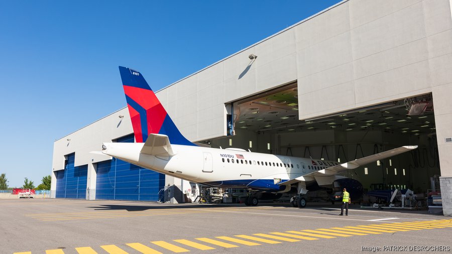 Delta Air Lines sees first Airbus A220 regional jet emerge from factory ...
