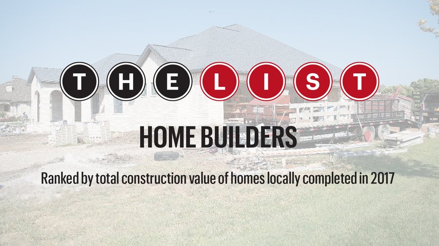 An invitation to appear on the list of Wichita's largest home builders ...