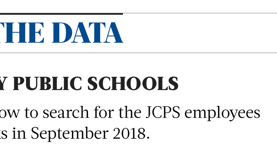 Highest-paid Jefferson County Public Schools employees — database ...