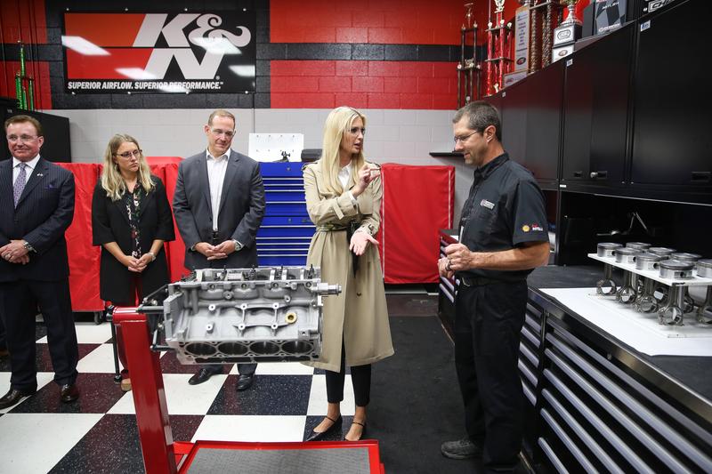 Ivanka Trump visits Nascar Institute - Bizwomen