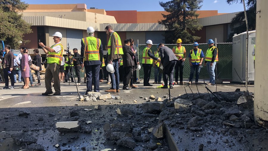 Sand Hill starts demolishing Vallco Mall near Apple Park while mulling ...