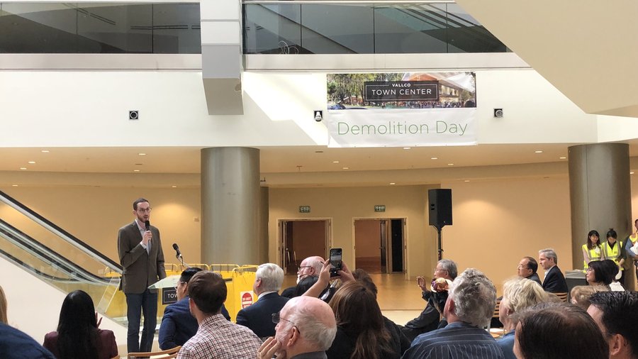 Sand Hill starts demolishing Vallco Mall near Apple Park while mulling ...