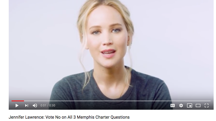 Jennifer Lawrence stars in a commercial for Instant Runoff Voting, IRV ...