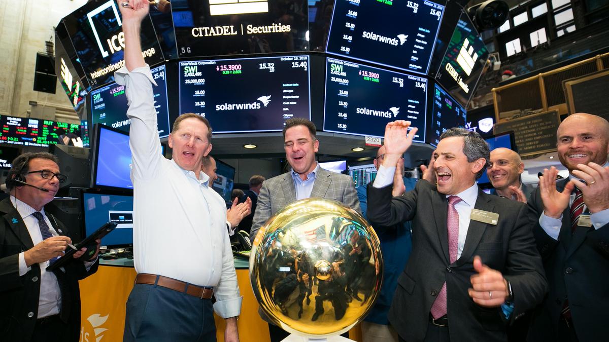 SolarWinds shares stayed stagnant on first day - Austin Business Journal