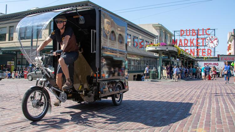 UPS launches cargo e-bike delivery pilot in Seattle - Puget Sound ...